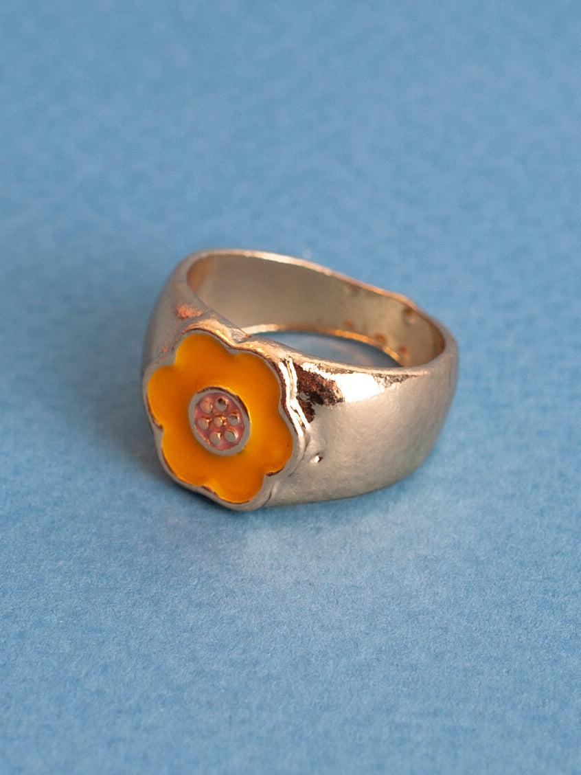 Orange Flower Ring– Female Form